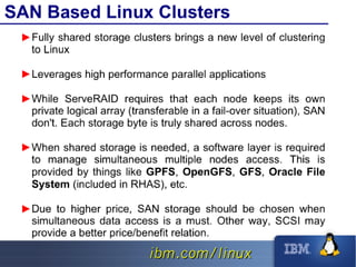 High Availability Linux Clusters | PPT | Free Download