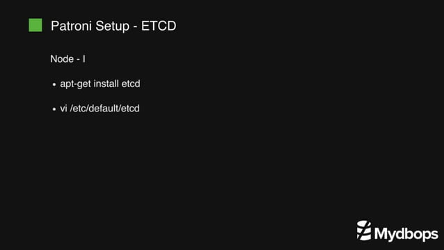 Achieving High Availability in PostgreSQL | PPT