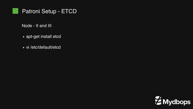 Achieving High Availability in PostgreSQL | PPT