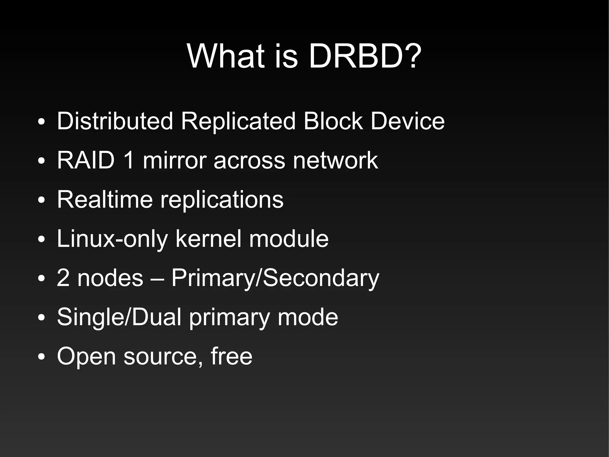 High Availability With DRBD & Heartbeat | PDF