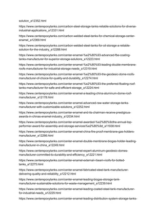 High-Capacity Welded Steel Tanks for Industrial Storage.docx