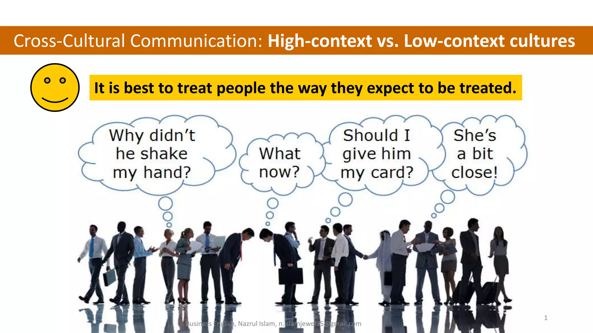 High context vs. low-context cultures | PPTX