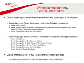 High density deployments using weblogic multitenancy | PPT