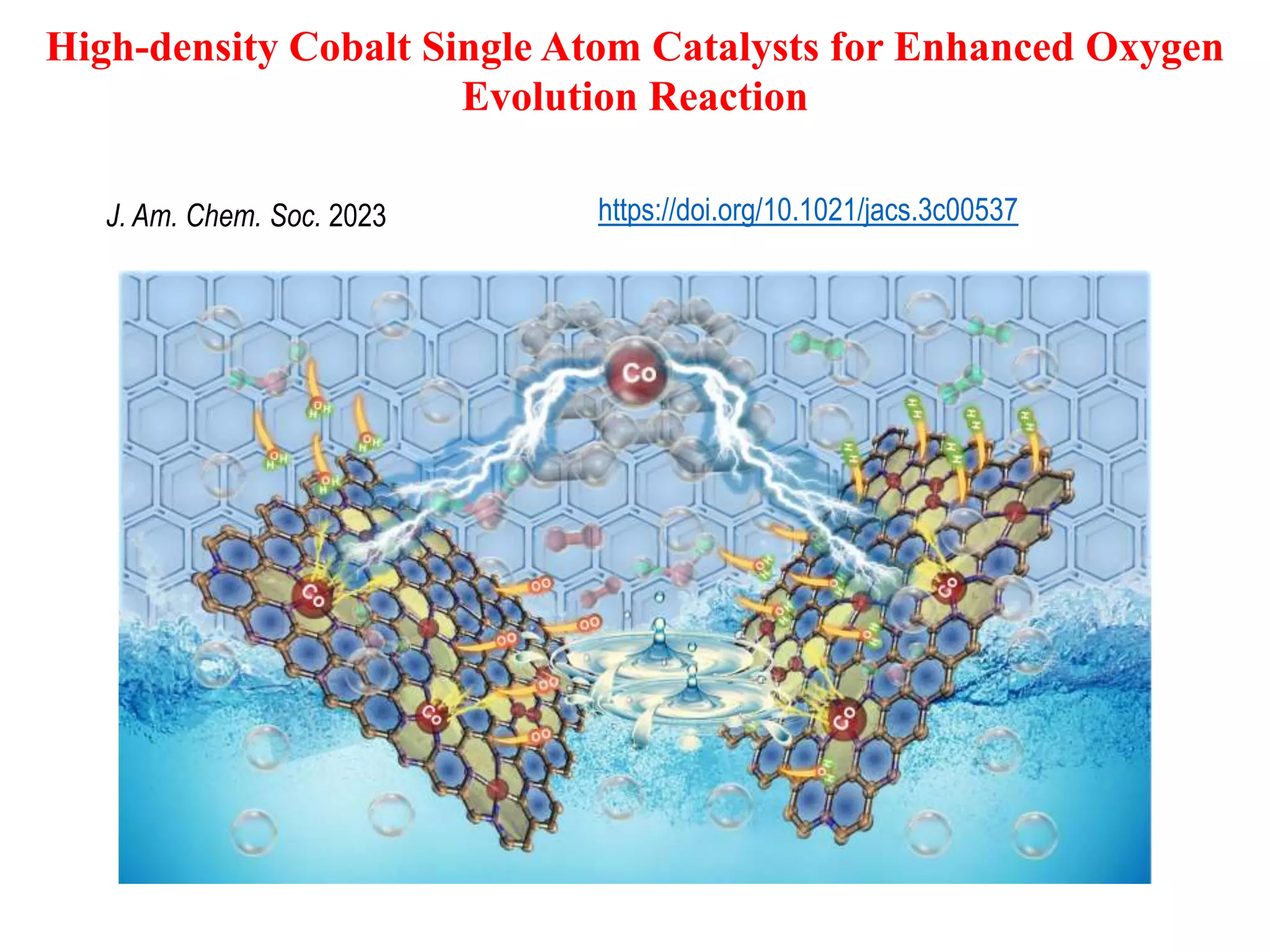 High-Density Cobalt Single-Atom Catalysts for Enhanced Oxygen Evolution Reaction.pptx