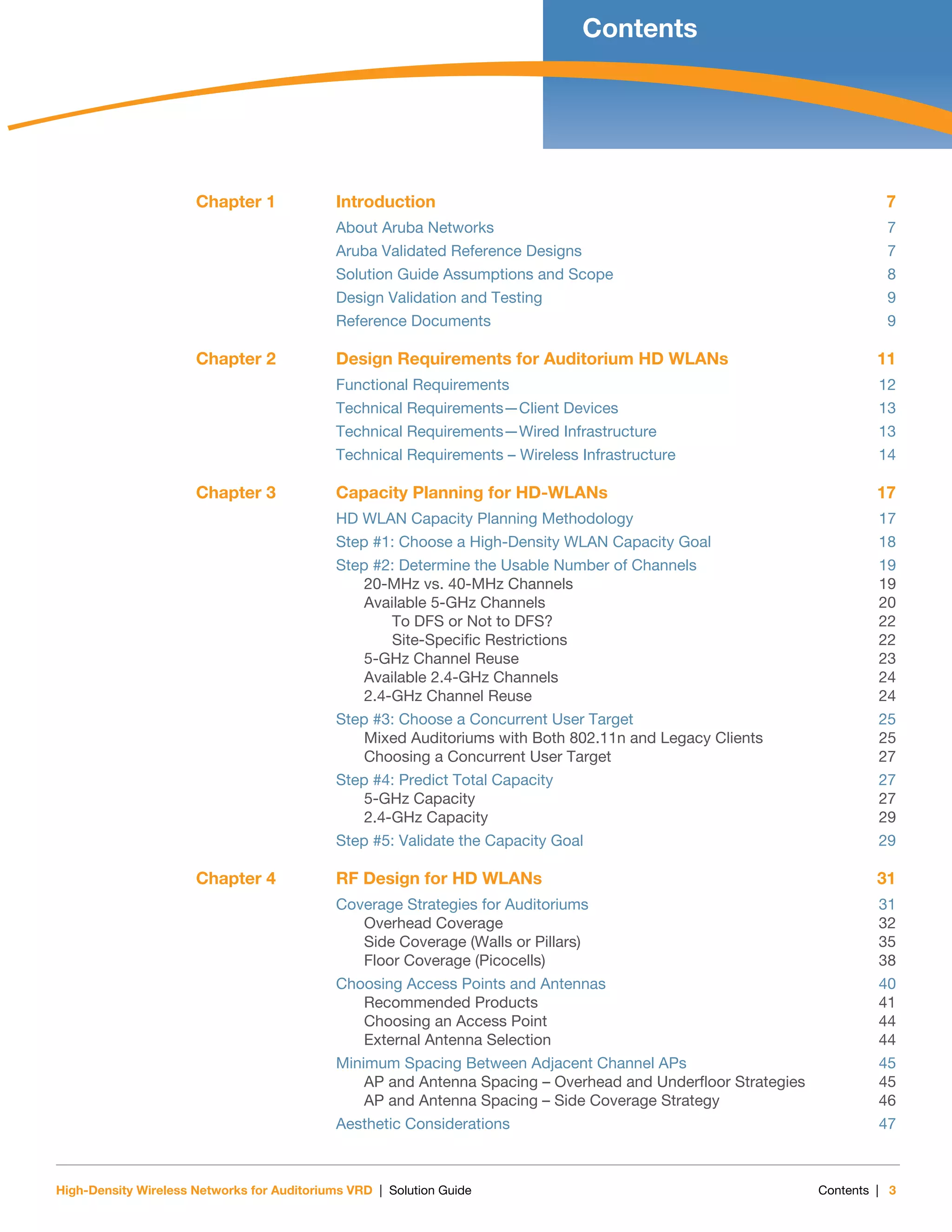 High-Density Wireless Networks for Auditoriums | PDF