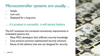 High end security for low-end microcontrollers | PDF