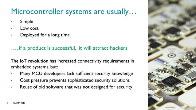 High end security for low-end microcontrollers | PPT