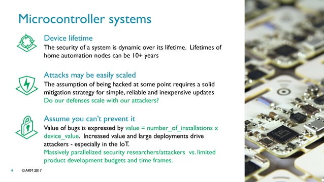 High end security for low-end microcontrollers | PPT