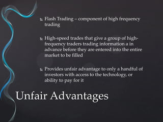 High frequency traders | PPTX