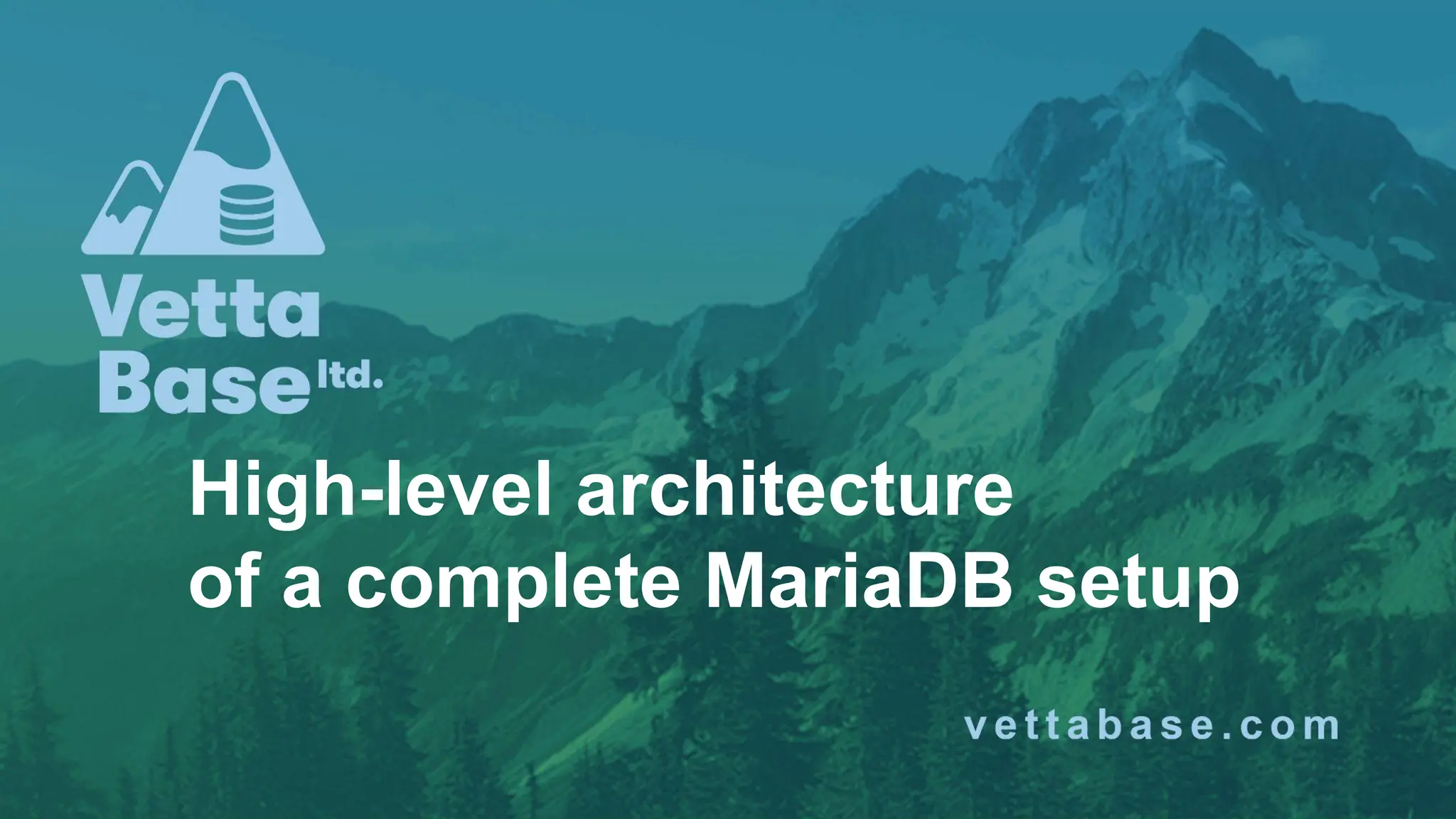 High-level architecture of a complete MariaDB deployment | PDF