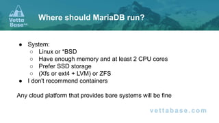 High-level architecture of a complete MariaDB deployment | PDF