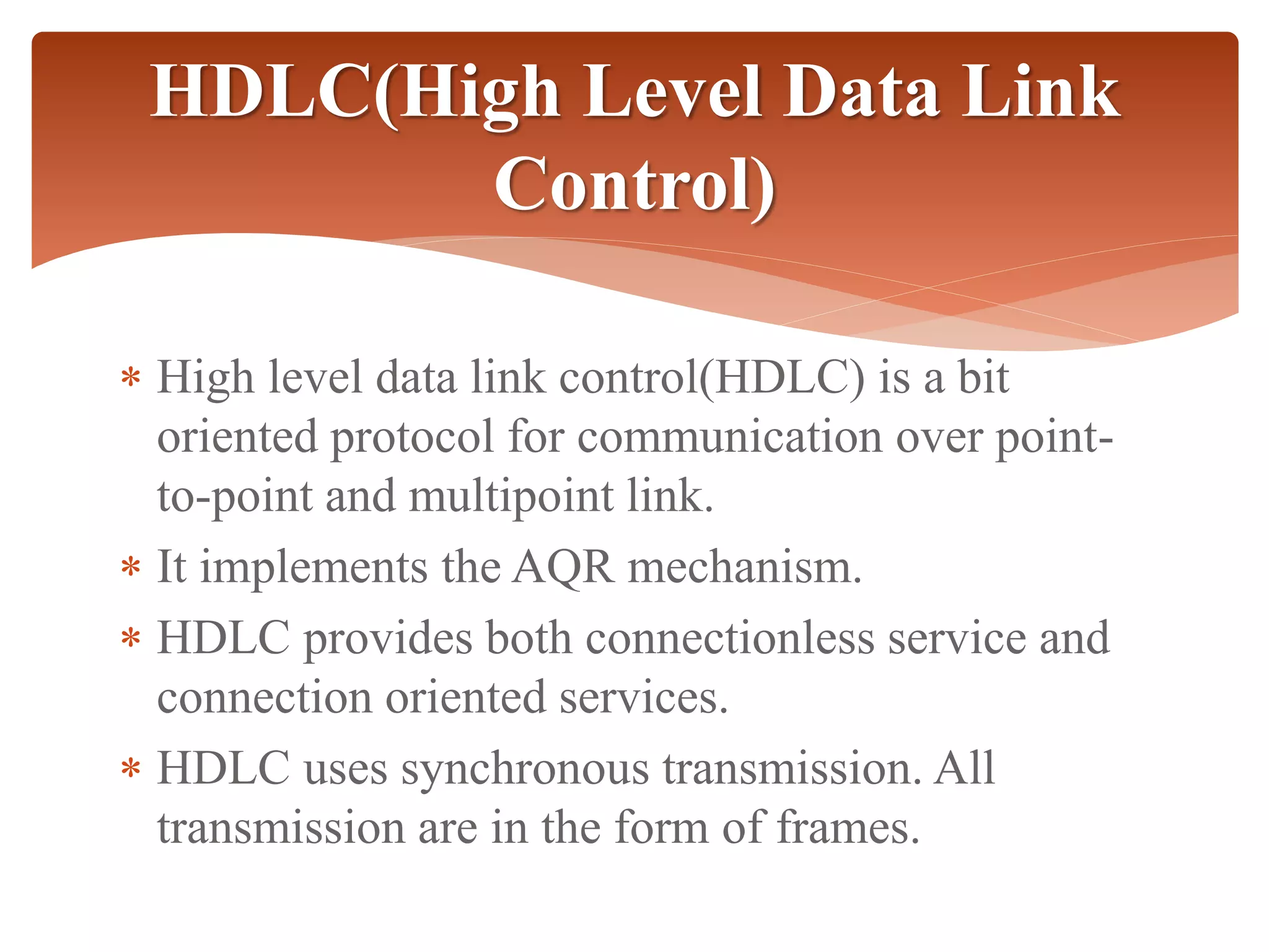 High Level Data Link Control Pptx