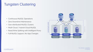 Webinar Slides: MySQL HA/DR/Geo-Scale - High Noon #7: ClusterControl | PDF
