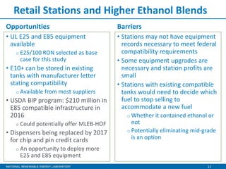 Robert McCormick: High Octane Fuels: Benefits and Challenges | PPT