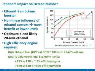Robert McCormick: High Octane Fuels: Benefits and Challenges | PPT