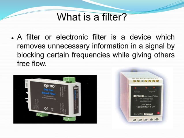 High pass-low-pass-filter | PPTX