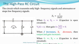 Highpass RC circuit | PPTX