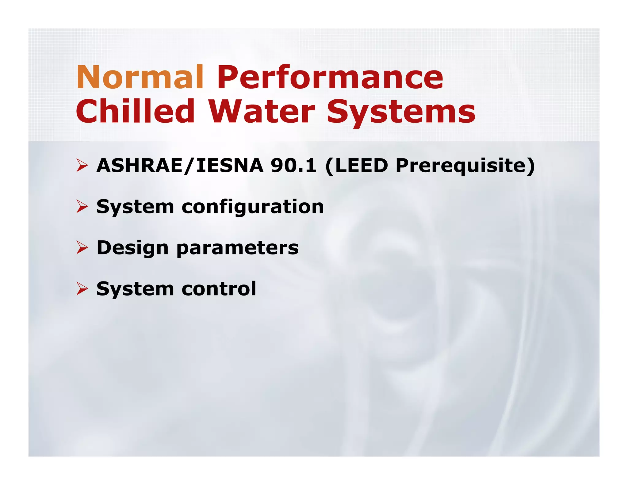 High performance-chilled-water-systems ashrae-chicago | PDF