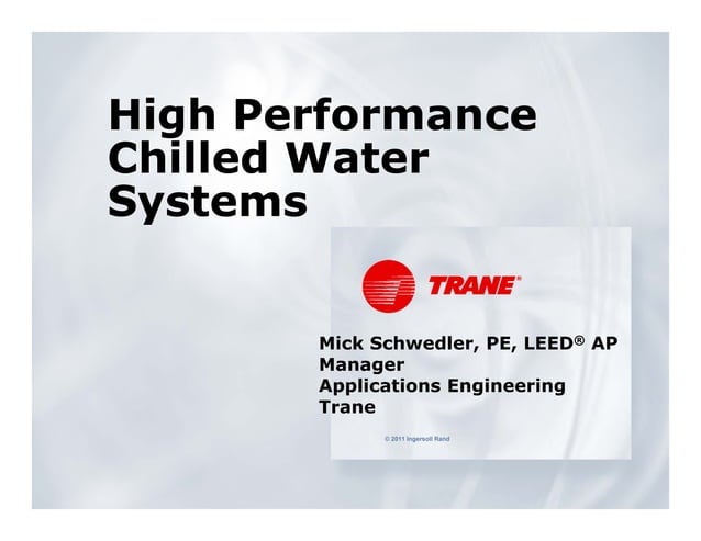 High performance-chilled-water-systems ashrae-chicago | PDF