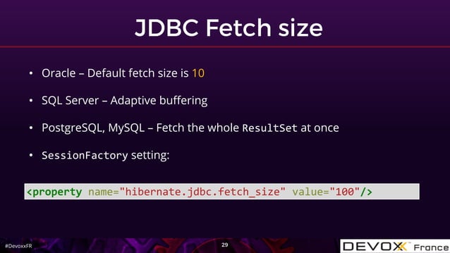 High-Performance Hibernate Devoxx France 2016 | PPT