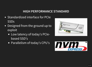 High Performance Storage Devices in the Linux Kernel | PDF