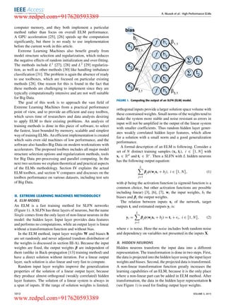 High performance extreme learning machines a complete toolbox for big ...