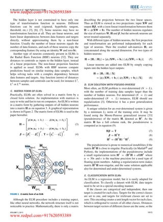 High performance extreme learning machines a complete toolbox for big ...
