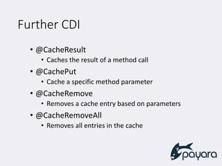 High performance java ee with j cache and cdi | PPT