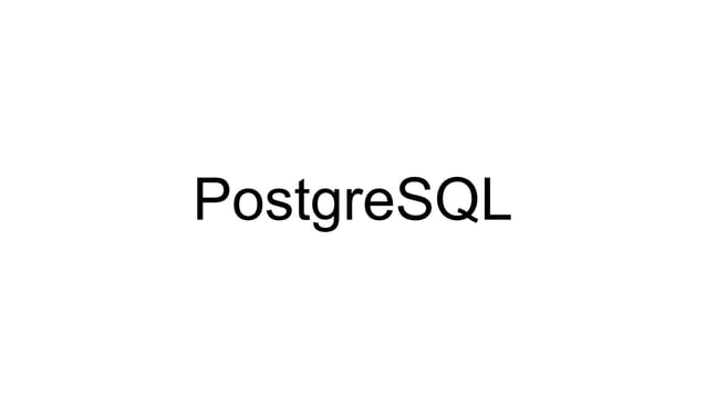 PGConf APAC 2018 - High performance json postgre-sql vs. mongodb | PPT PGConf APAC 2018 - High performance json postgre-sql vs. mongodb | PPT