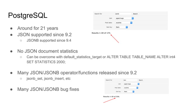 PGConf APAC 2018 - High performance json postgre-sql vs. mongodb | PPT PGConf APAC 2018 - High performance json postgre-sql vs. mongodb | PPT