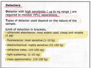 High performance liquid chromatography (hplc) | PPTX
