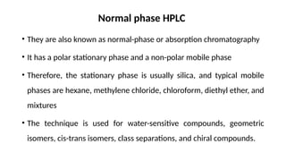 High-Performance Liquid Chromatography(HPLC) | PPTX