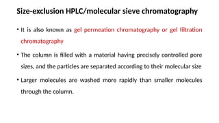 High-Performance Liquid Chromatography(HPLC) | PPTX