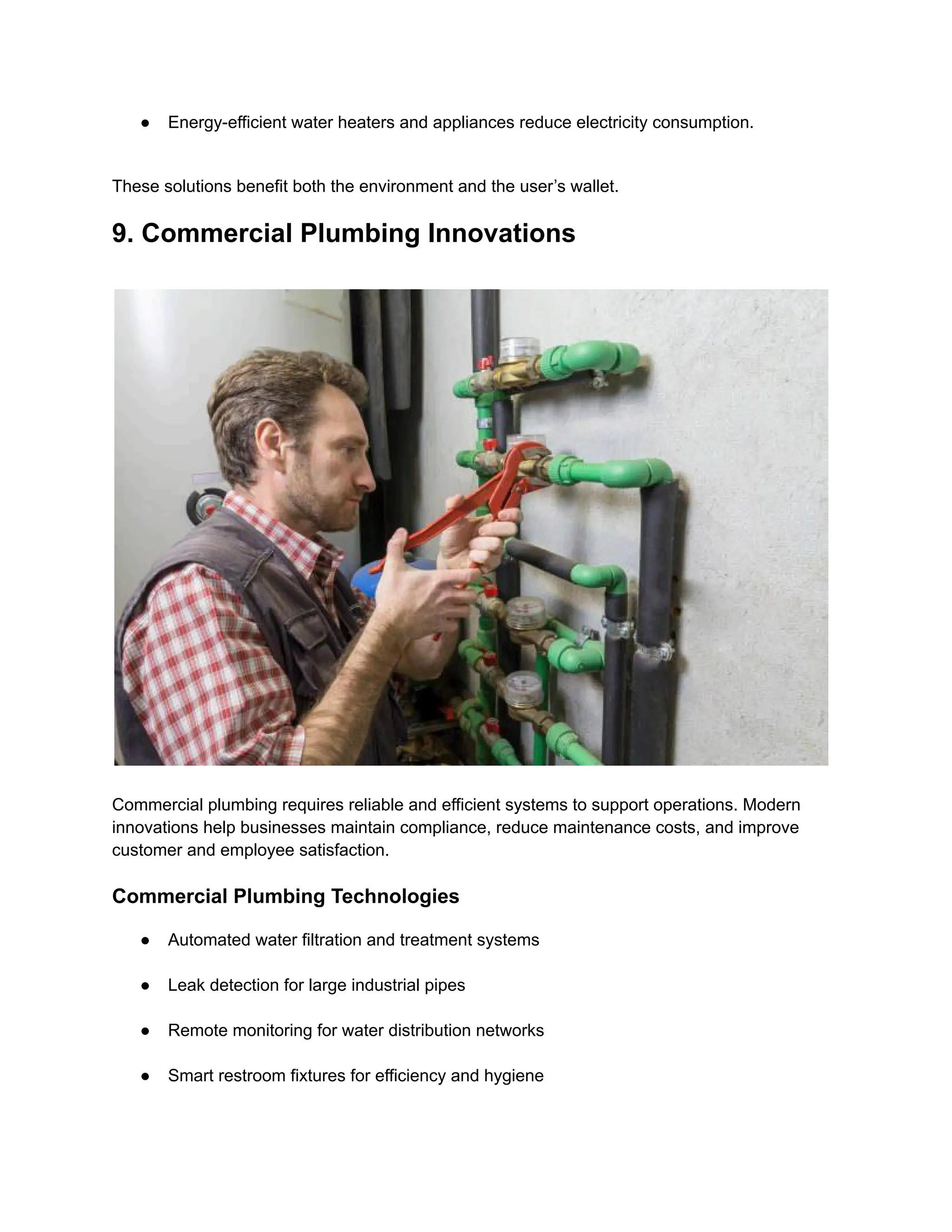 High-Performance Plumbing Technologies for Modern Systems | PDF