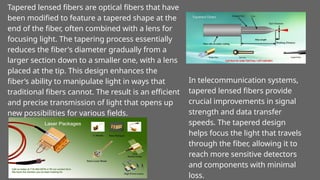 High-Precision Tapered Lensed Fibers for Optimal Light Coupling | PPT