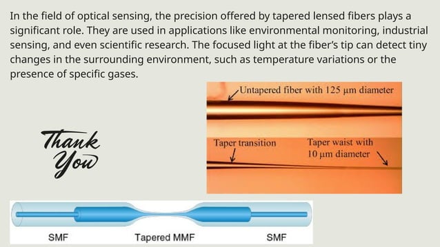 High-Precision Tapered Lensed Fibers for Optimal Light Coupling | PPT