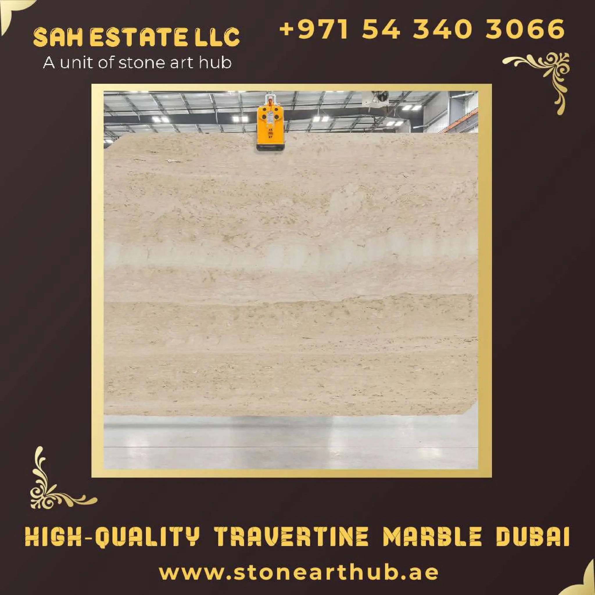 High-quality Travertine Marble Dubai - SAH ESTATE LLC | PDF