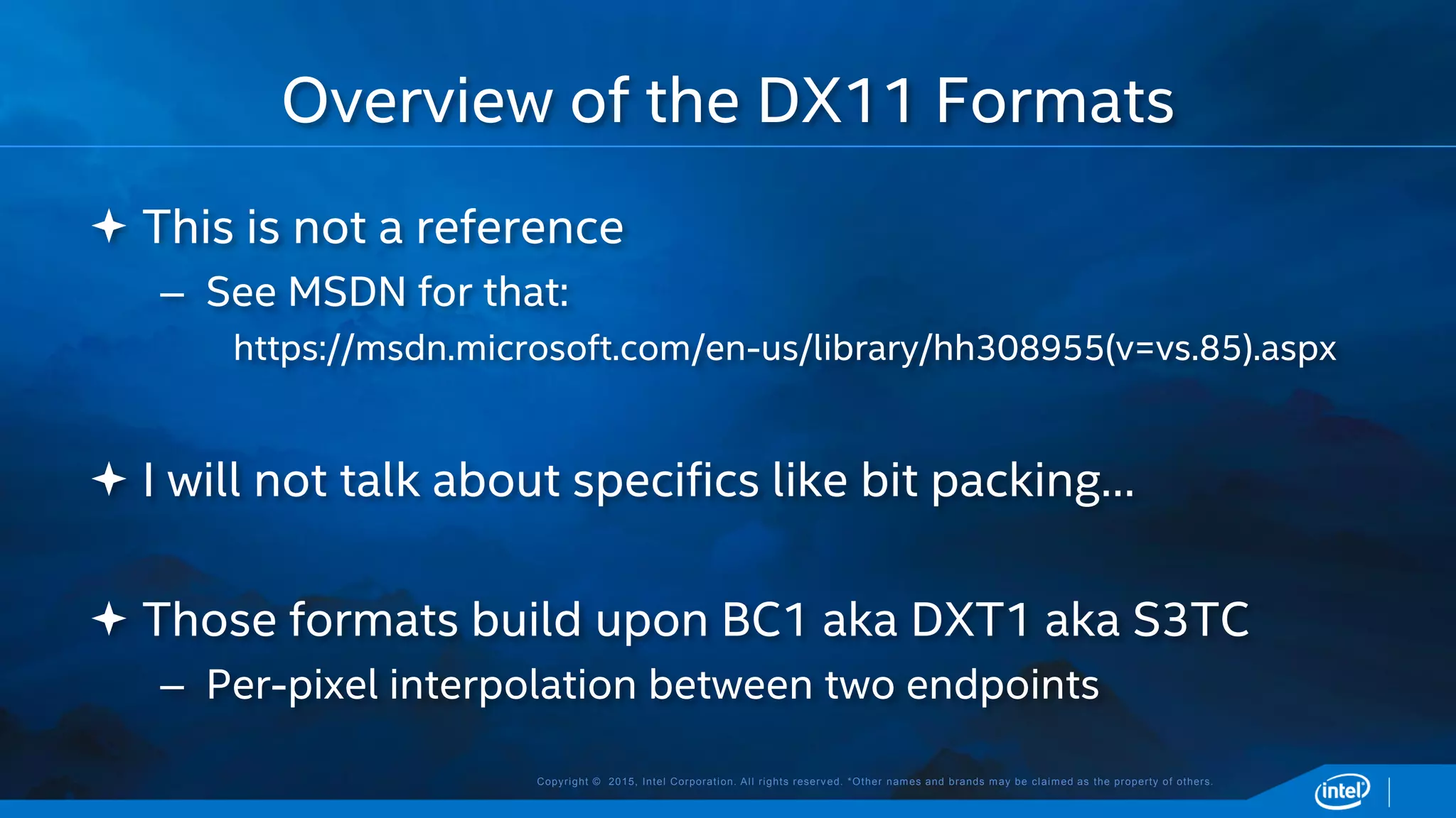 How to create a high quality, fast texture compressor using ISPC | PDF