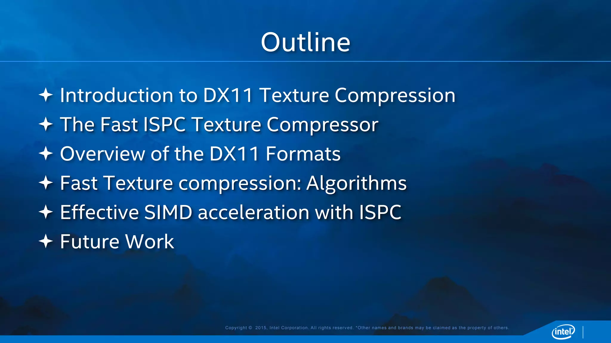 How to create a high quality, fast texture compressor using ISPC | PDF