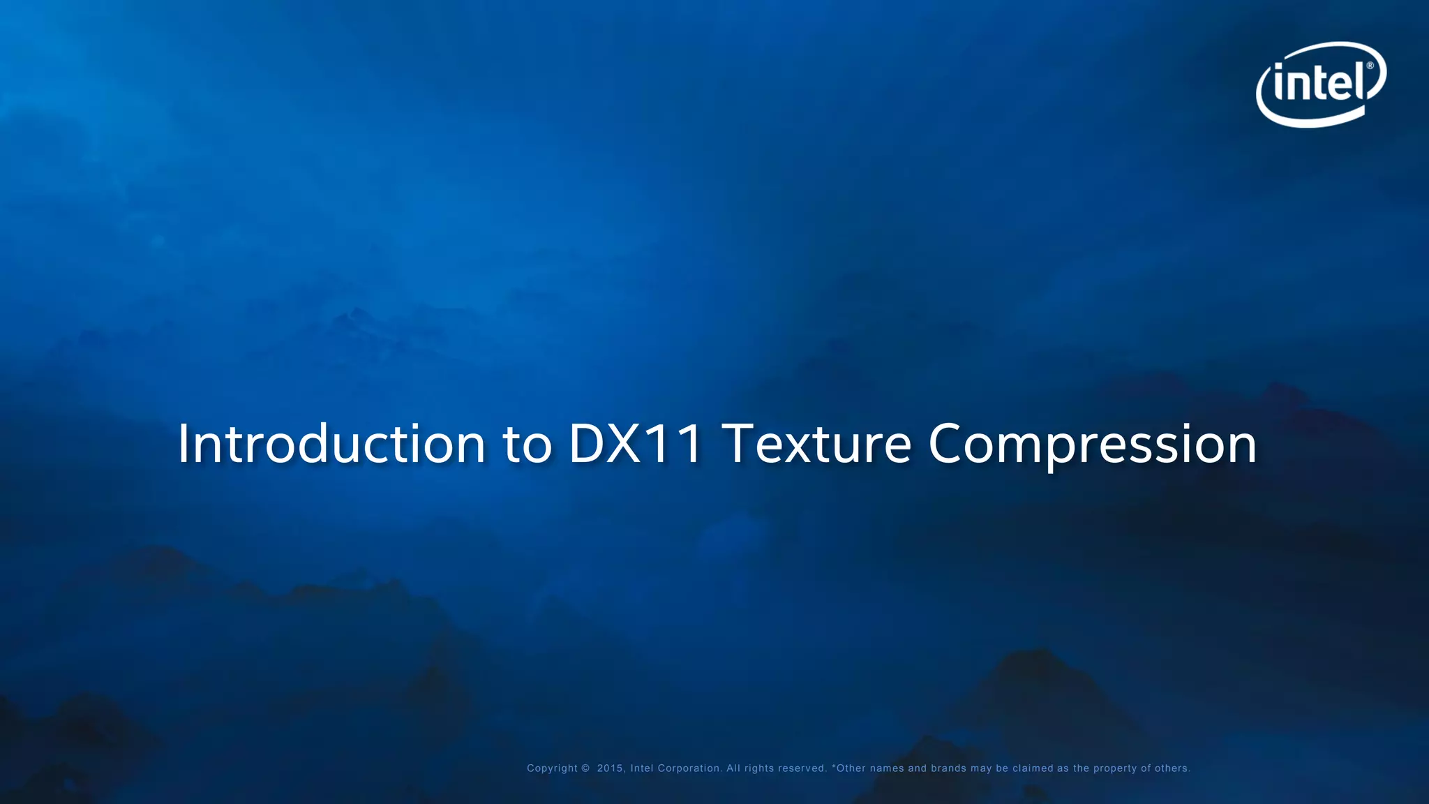 How to create a high quality, fast texture compressor using ISPC | PDF