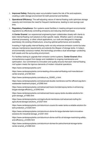 High-Quality Internal Floating Roofs for Emission Control Systems.docx