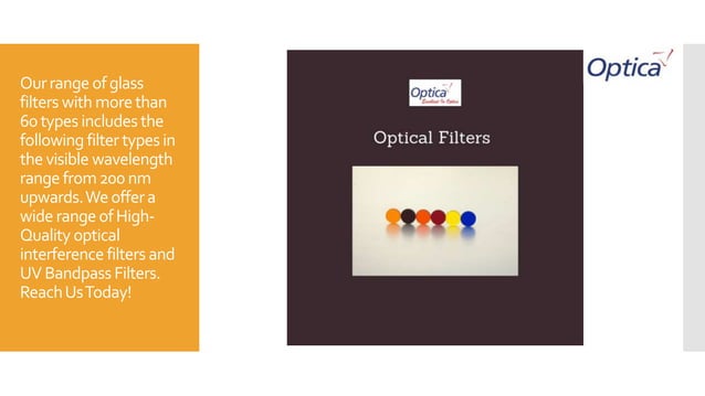 High quality optical interference filters | PPT