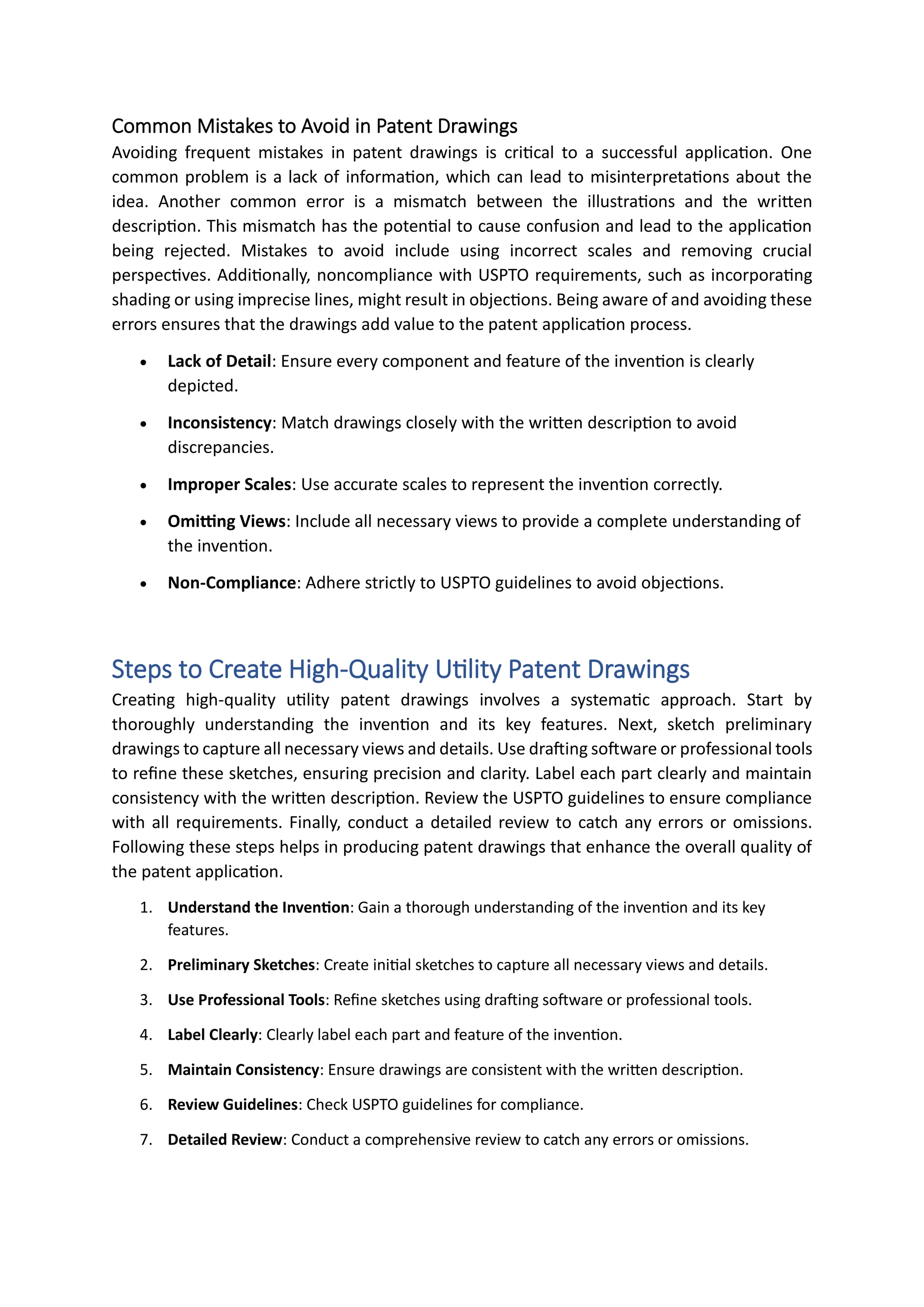 High-Quality Utility Patent Drawings for USPTO Approval | InventionIP | PDF