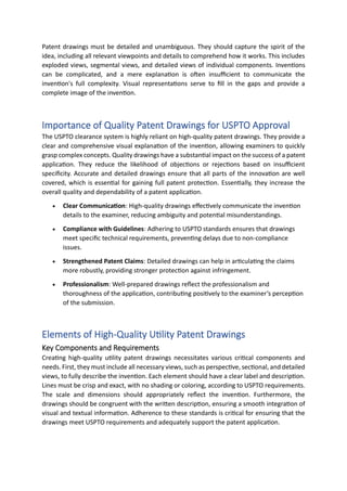 High-Quality Utility Patent Drawings for USPTO Approval | InventionIP | PDF