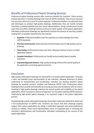 High-Quality Utility Patent Drawings for USPTO Approval | InventionIP | PDF