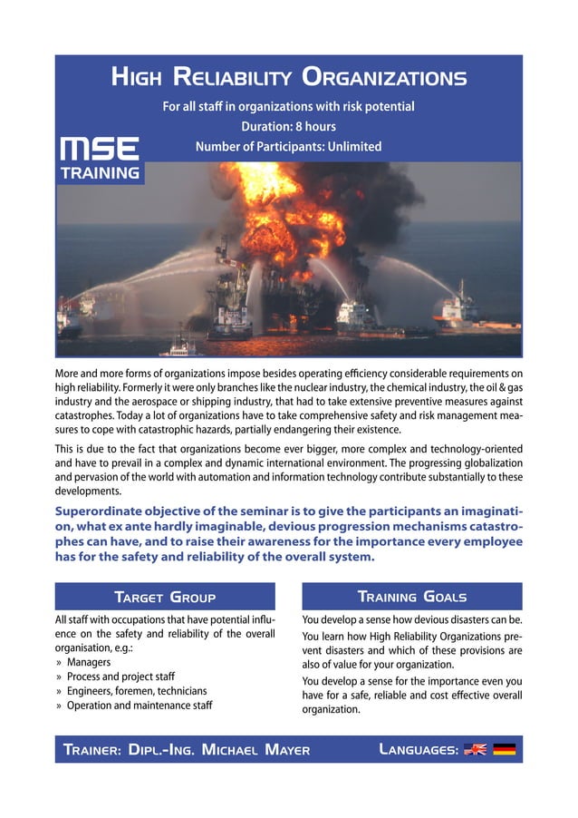 High reliability-organizations | PDF