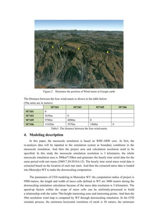 meteodynWT meso coupling downscaling regional planing | PDF