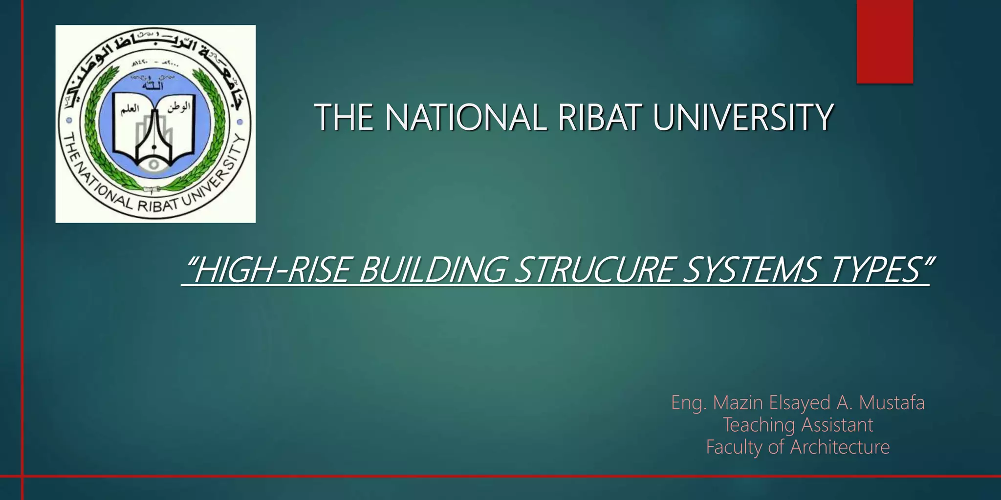 High Rise Building Structure Systems Types | PPTX