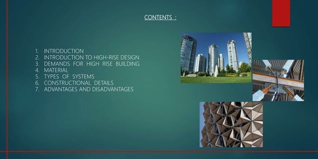 High Rise Building Structure Systems Types | PPTX