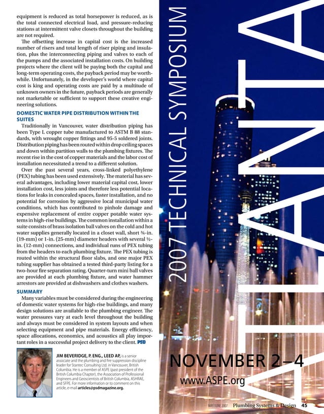 High rise plumbing design by aspe | PDF | Water Services | Home Utilities